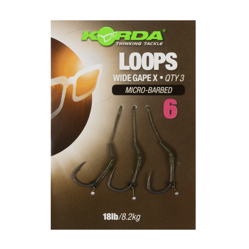 Korda Loop Rigs DF Wide Gape X Rig 6 | CARP \ Akcesoria \ gotowe przypony karpiowe | iCarp.pl